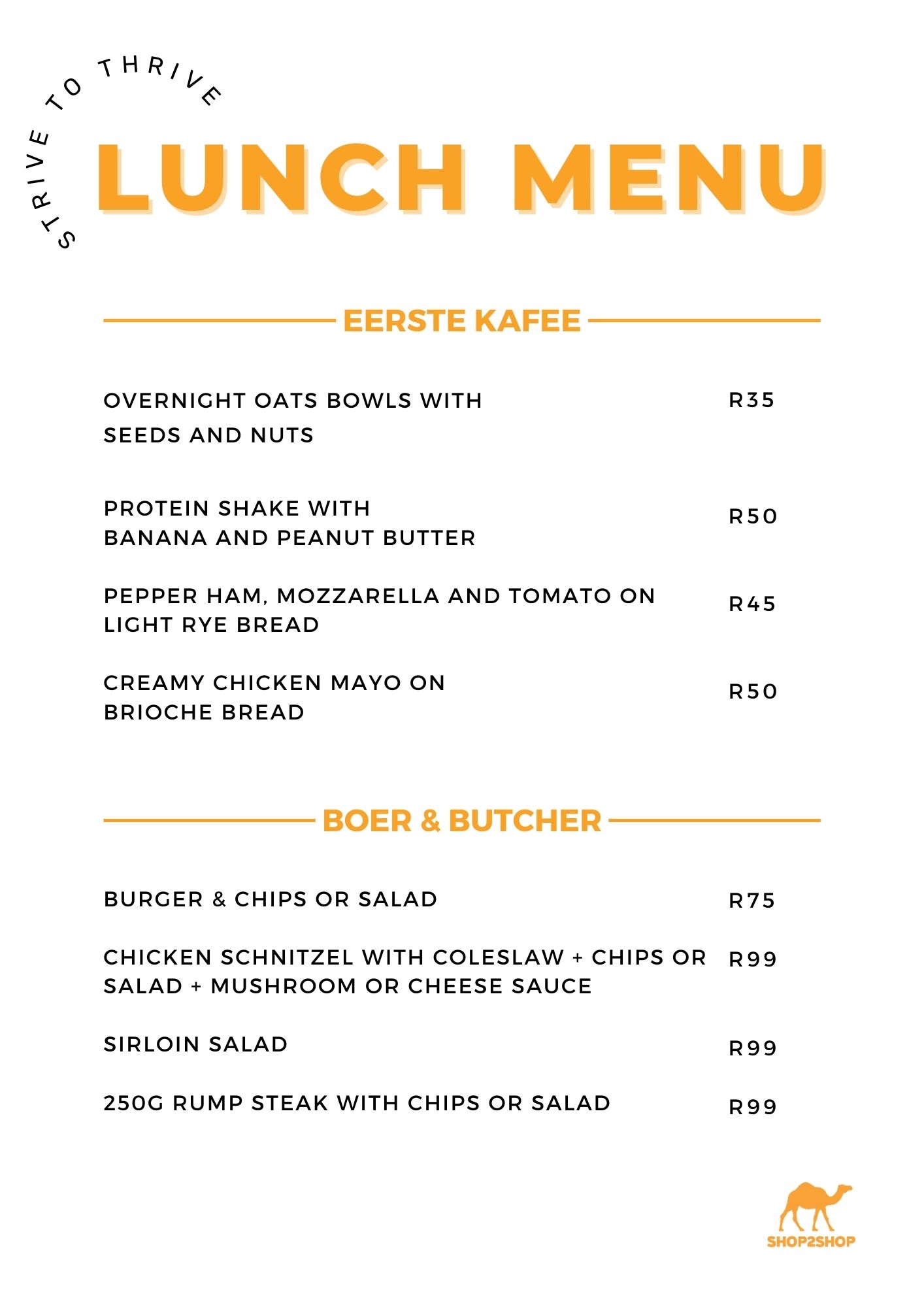 Lunch Time – Shop2Shop Forms